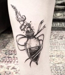 69 Witchy Tattoos To Activate Your Magical Power