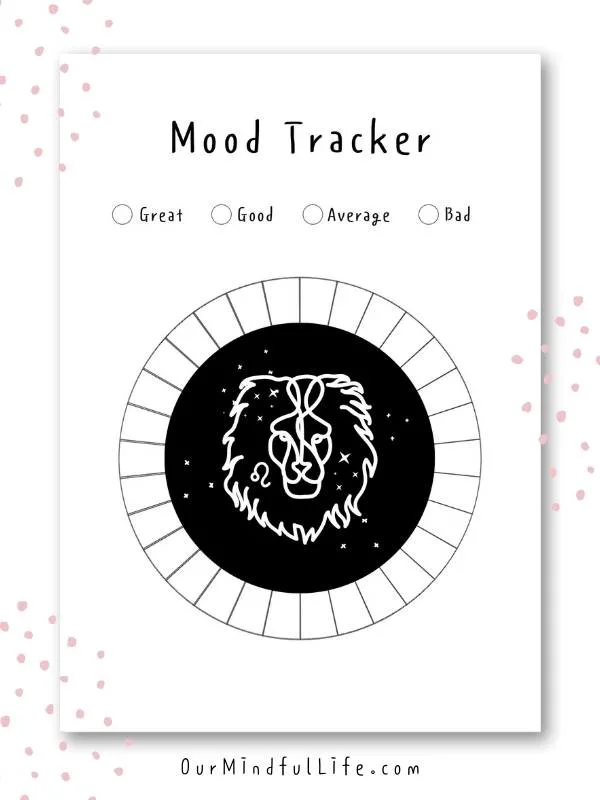 27 Free And Beautiful Mood Tracker Printables - Our Mindful Life