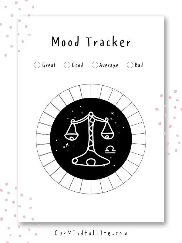 27 Free And Beautiful Mood Tracker Printables - Our Mindful Life