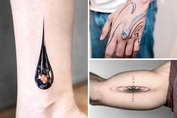 54 Elegant Water Tattoos With Meaning - Our Mindful Life