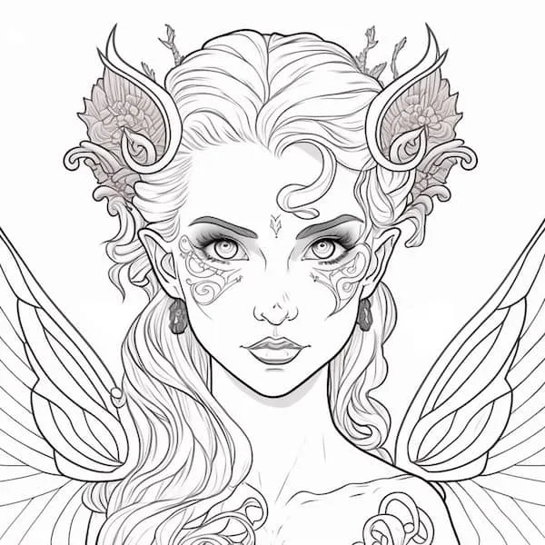 50 Fascinating Fairy Coloring Pages [free Printable] Our Mindful Life