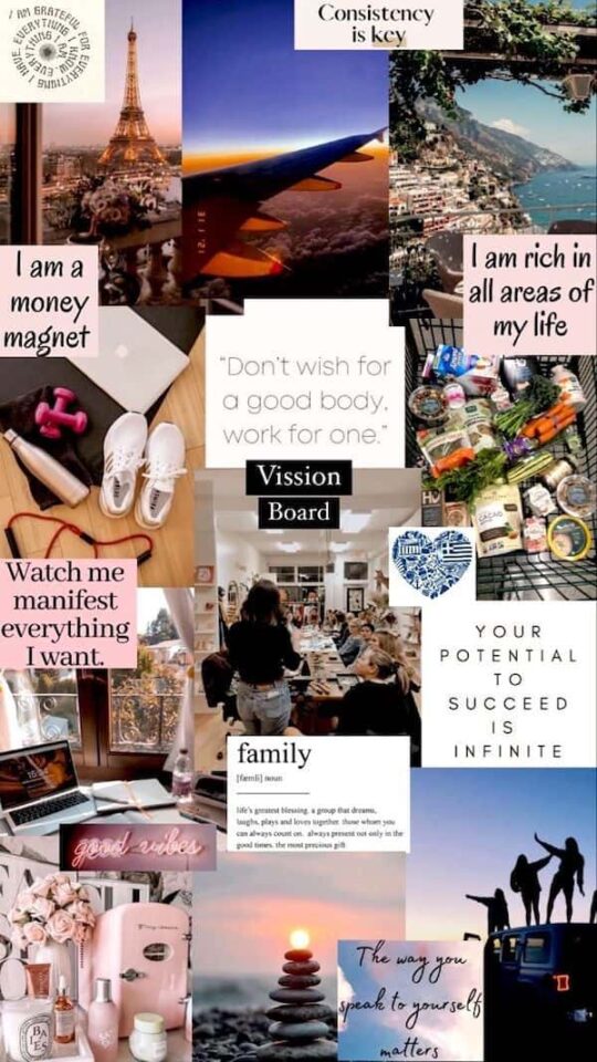56 Vision Board Ideas To Bring Dreams To Life - Our Mindful Life